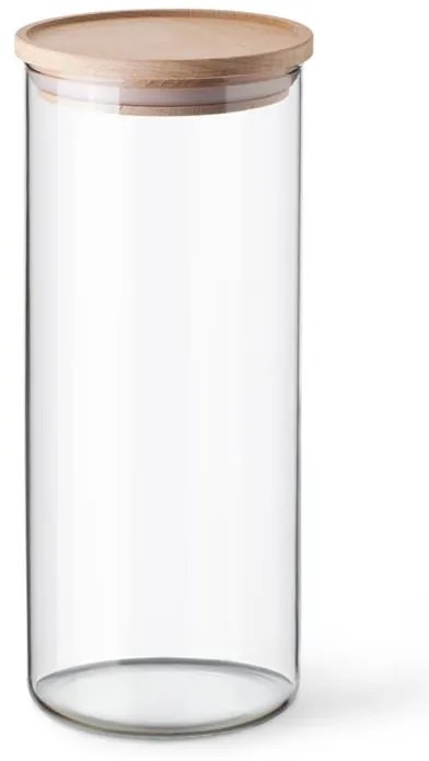SIMAX NÁDOBA S DŘEVĚNÝM VÍKEM 1400 ML
