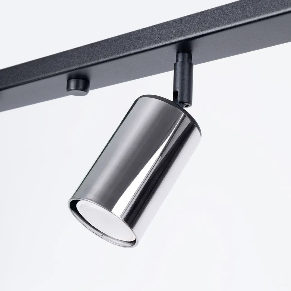 Sollux Lighting Stropní svítidlo WINX 6L Černá/chromové