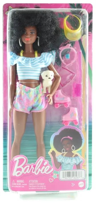 Barbie Deluxe Módní panenka-Trendy bruslařka HPL77