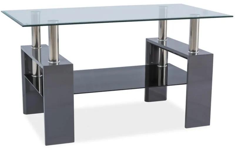 Casarredo Konferenční stolek LISA III - šedý lak