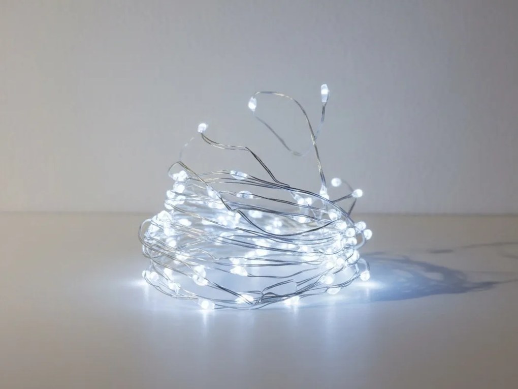 Světelný LED řetěz s časovačem Colton 2390 cm studený bílý