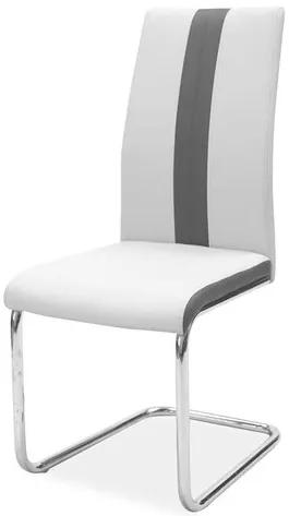 Casarredo Jídelní čalouněná židle H-200 světlá šedá