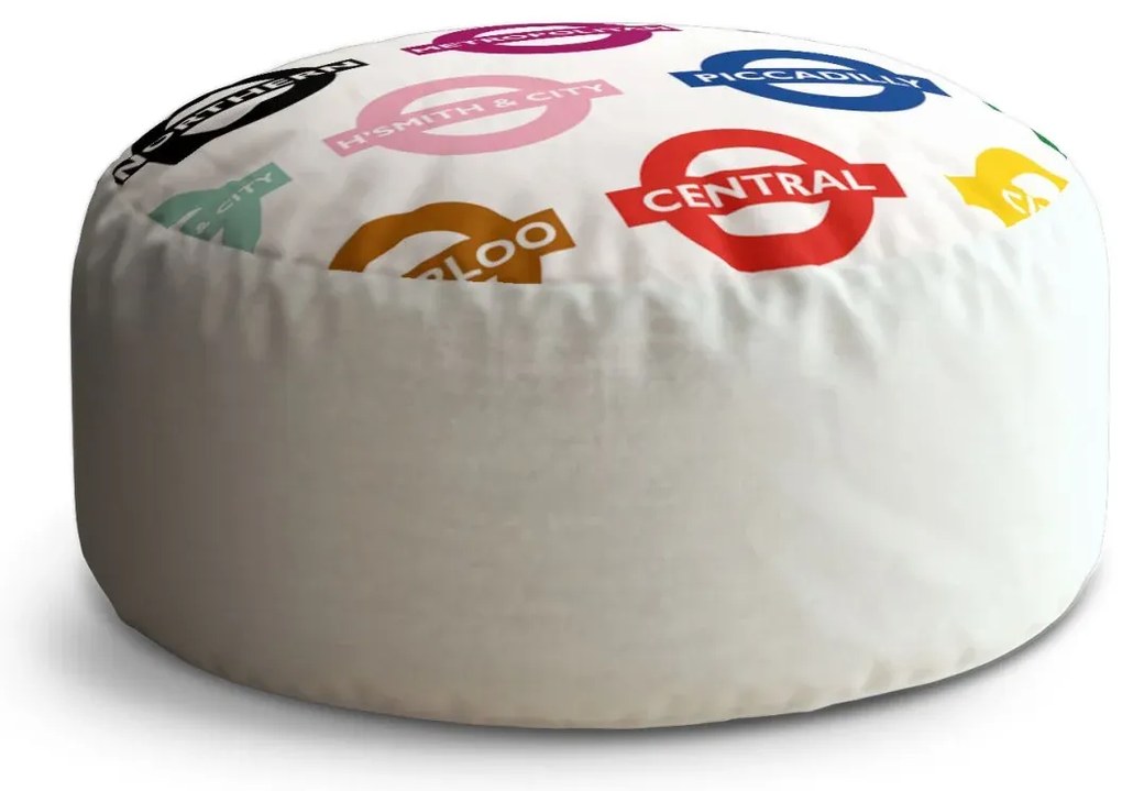 Sablio Taburet Circle Metro: 38x48 cm