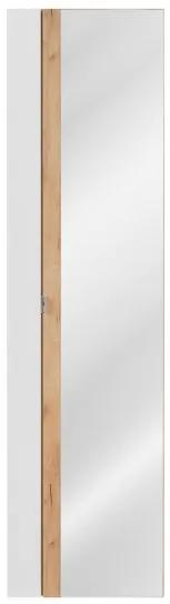 Koupelnová skříňka CAPRI bílá 803, vysoká se zrcadlem