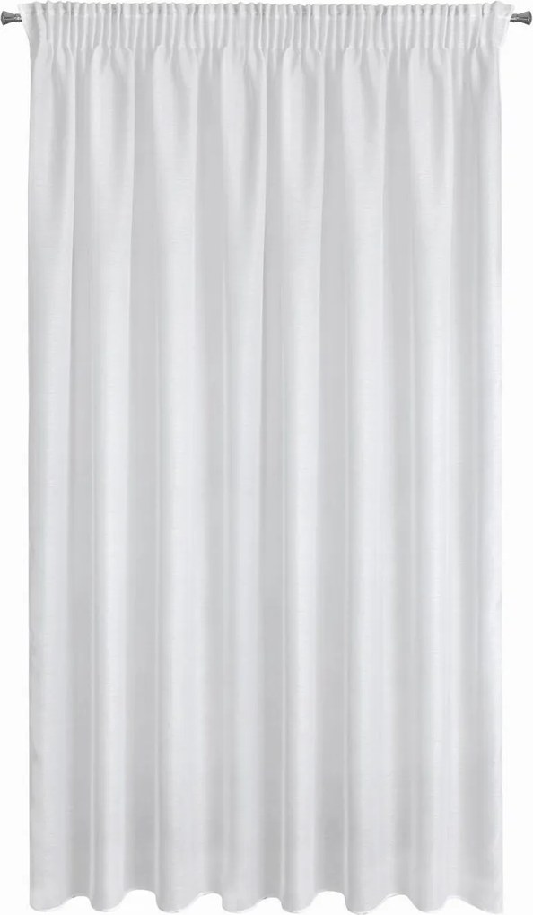 ZÁCLONA NA PÁSCE REBECCA 300X270 CM BÍLÁ