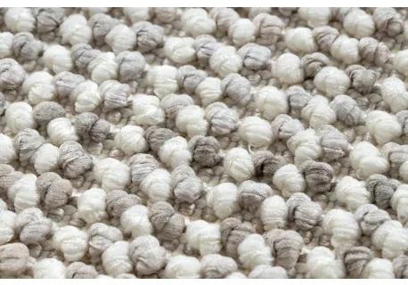 koberec NANO EO78C Melange, smyčkový, plošně tkaný šedá / bílá velikost 160x220 cm | krásné koberce cz