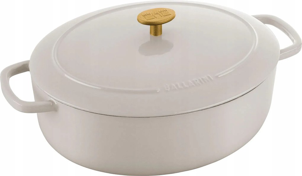 Ballarini Bellamonte Hrnec 6.5 ltr, slonová kost do 240 °C