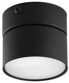 Moderní LED stropní přisazené osvětlení SPACE BLACK, 1xGX53, černé Tlg CAMILLO