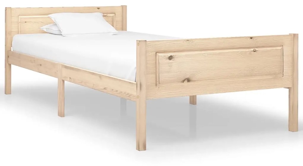 322097 vidaXL Rám postele masivní borové dřevo 100 x 200 cm
