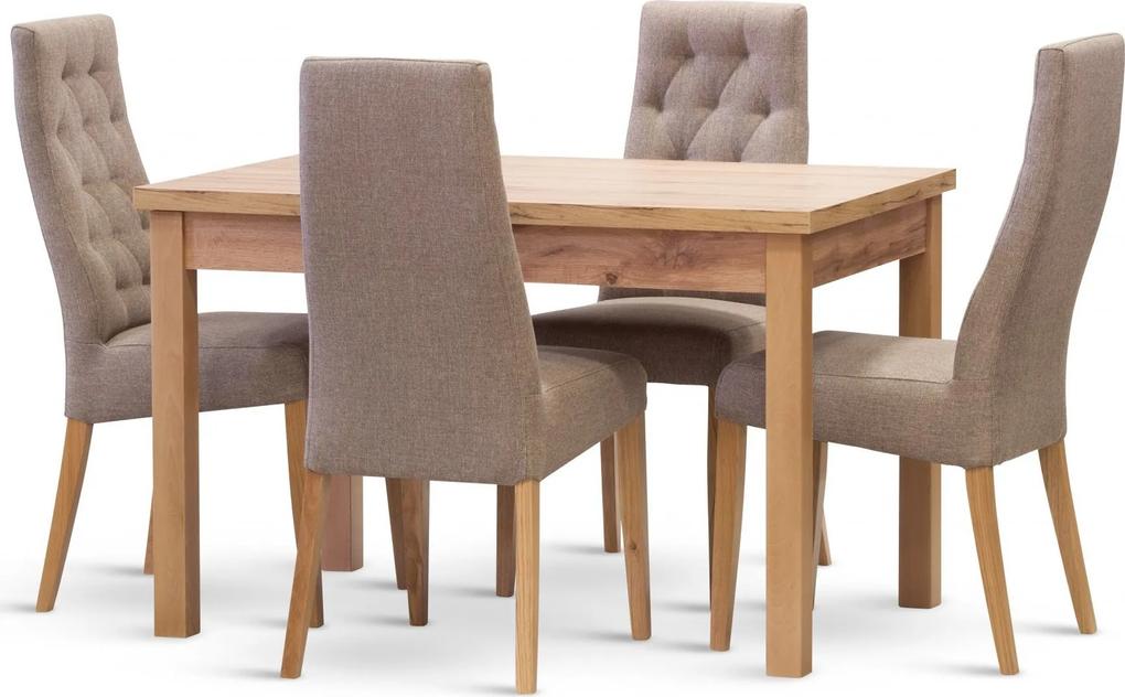 Stima Jídelní stůl UDINE | Délka stolu: 180,Odstín: dub wotan,Rozklad: S rozkladem + 40 cm