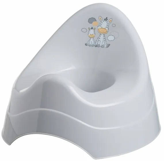 BISK Erga 4 KIDS, dětský nočník ZEBRA, šedá, ERG-08318
