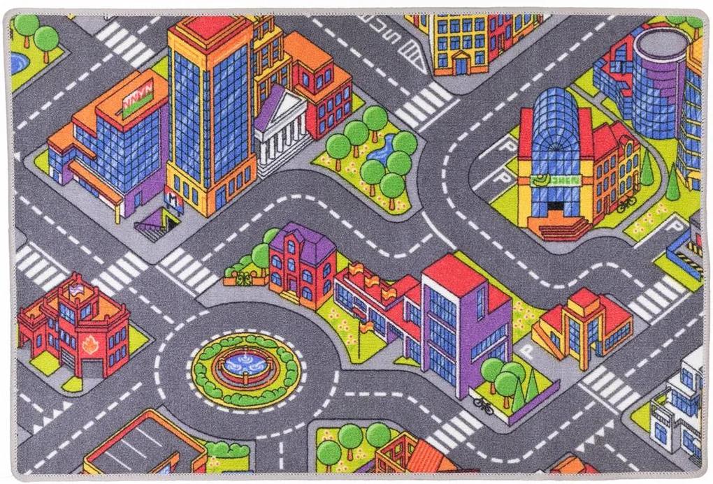 Cz-Holtex Dětský kusový koberec Město - Smart vícebarevný Rozměry: 160x240cm