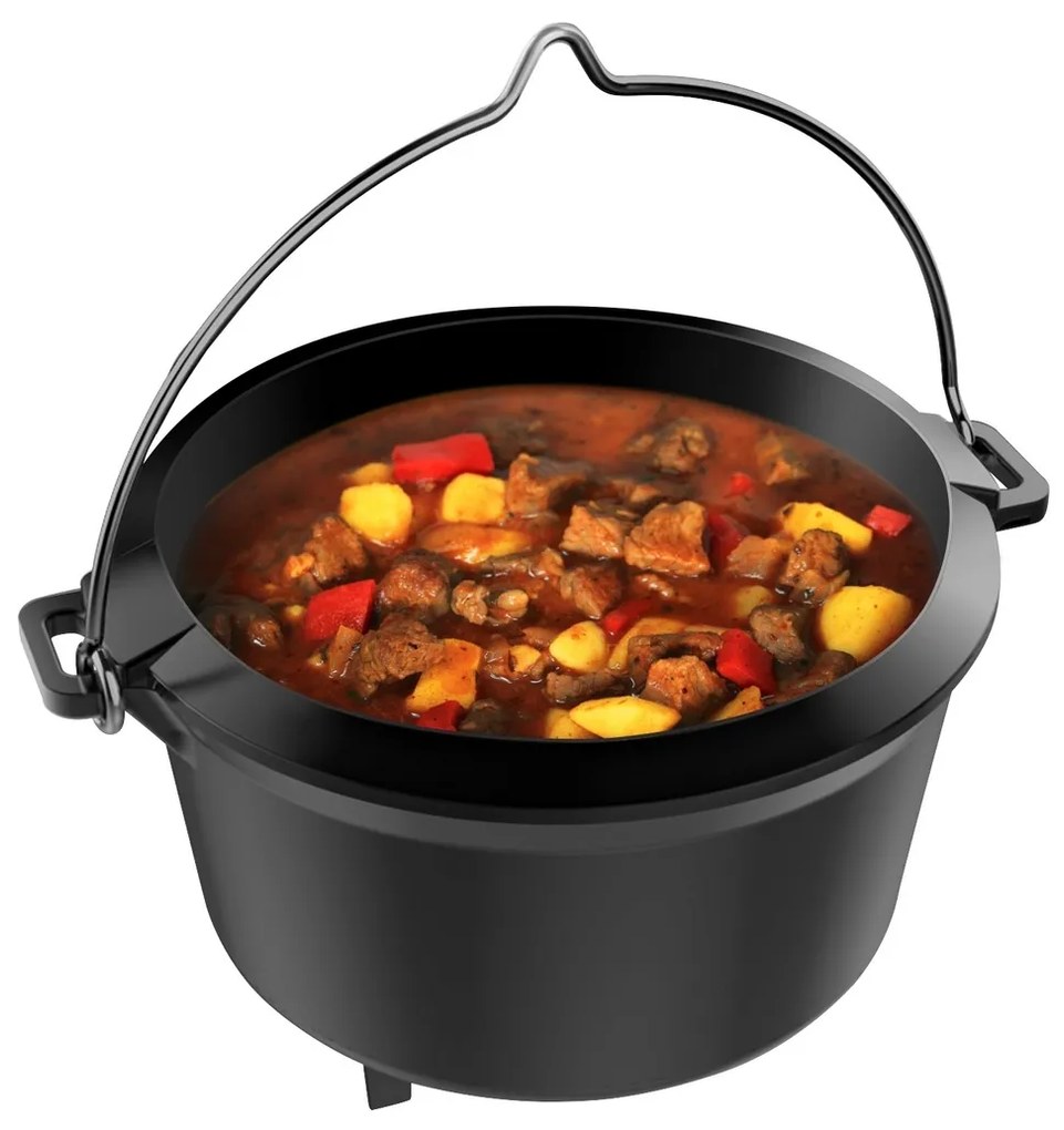 Tepro 8231 Litinový kotlík s víkem Dutch Oven, 4 l