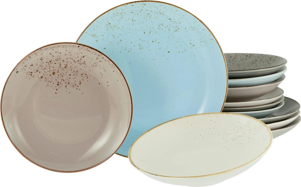 XXXLutz KOMBINOVANÁ SOUPRAVA NATURE COLLECTION NORDIC STYLE 12dílné Creatable - Online Only nádobí - 007768093702
