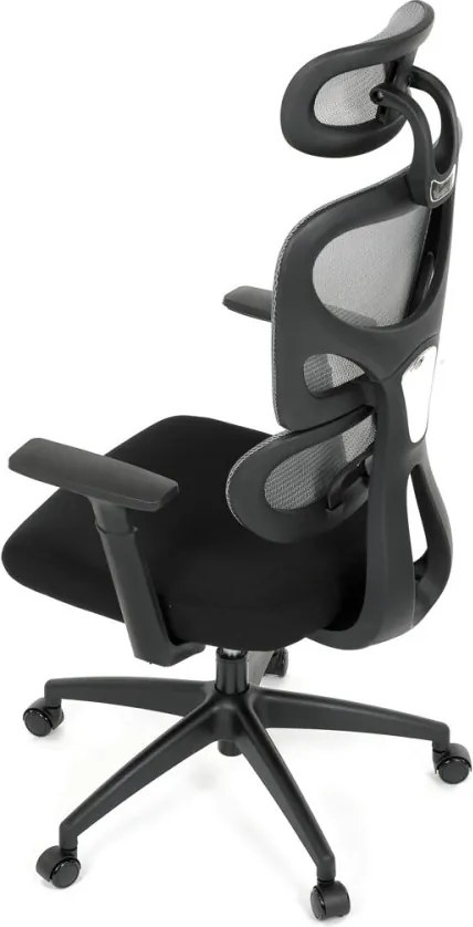 Kancelářská židle KA-K2080 GREY, houpací mechanismus, šedá (69 x 62) cm