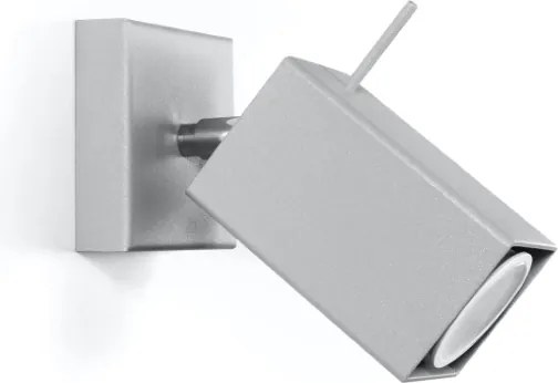 Sollux Lighting Nástěnné svítidlo MERIDA 1 šedé