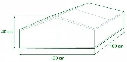 Garden King Zahradní polykarbonátové pařeniště 120 x 100 cm
