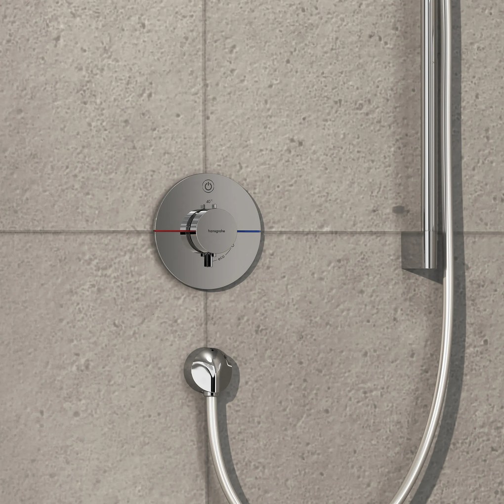 Hansgrohe ShowerSelect Comfort S, termostat pod omítku pro 1 spotřebič, chromová, HAN-15553000