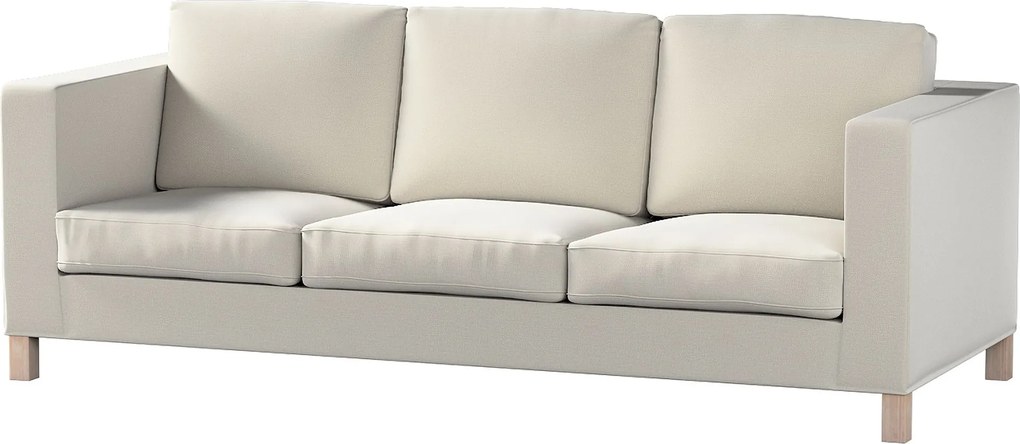 Potah na pohovku IKEA Karlanda 3-místná nerozkládací, krátký barva šedá látka sametová