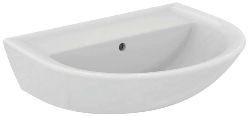 Ideal Standard Eurovit - Umyvadlo 60x47 cm, s přepadem, bez otvoru pro baterii, bílá W332401