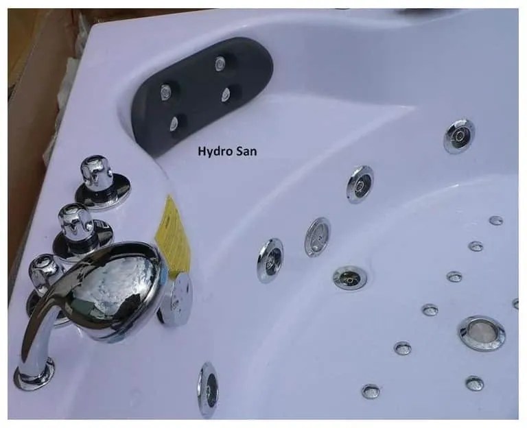 BPS-koupelny Hydromasážní vana HYD-TI604 152x152 bez ohřevu vody