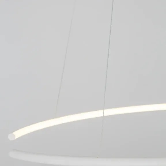 LED lustr Breda 70 bílé