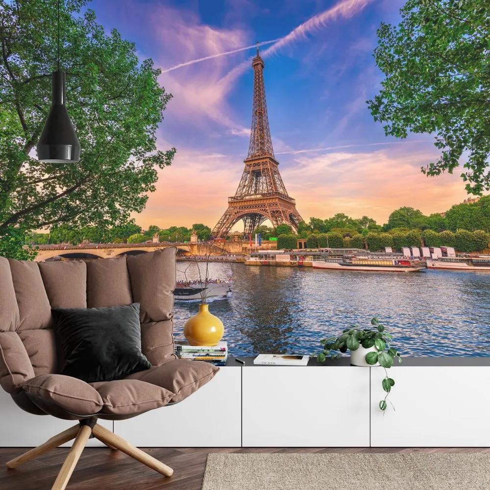 Fototapeta Paříž Eiffelova Věž Samolepící tapety 520x318