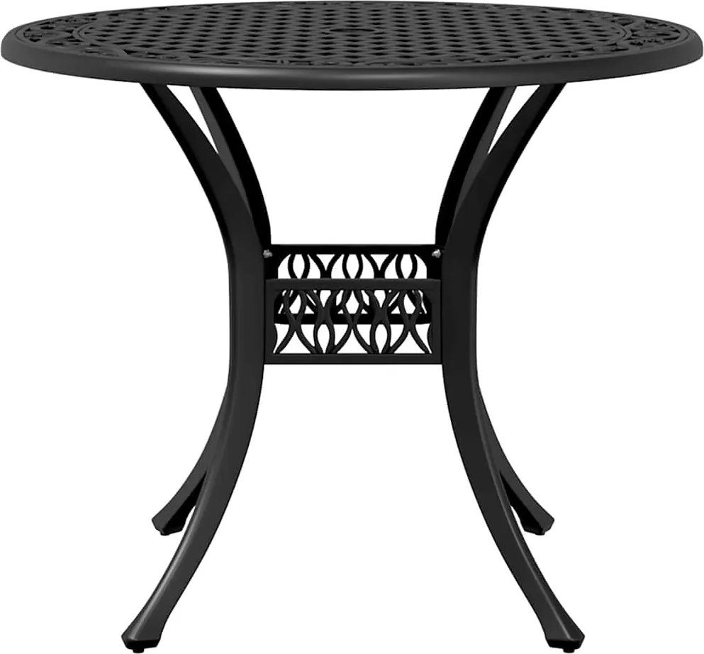 3dílný bistro set černý litý hliník 3216331