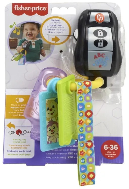 Fisher Price Klíč s aktivitami CZ/SK/ENG/HU/PL HXF51 TV
