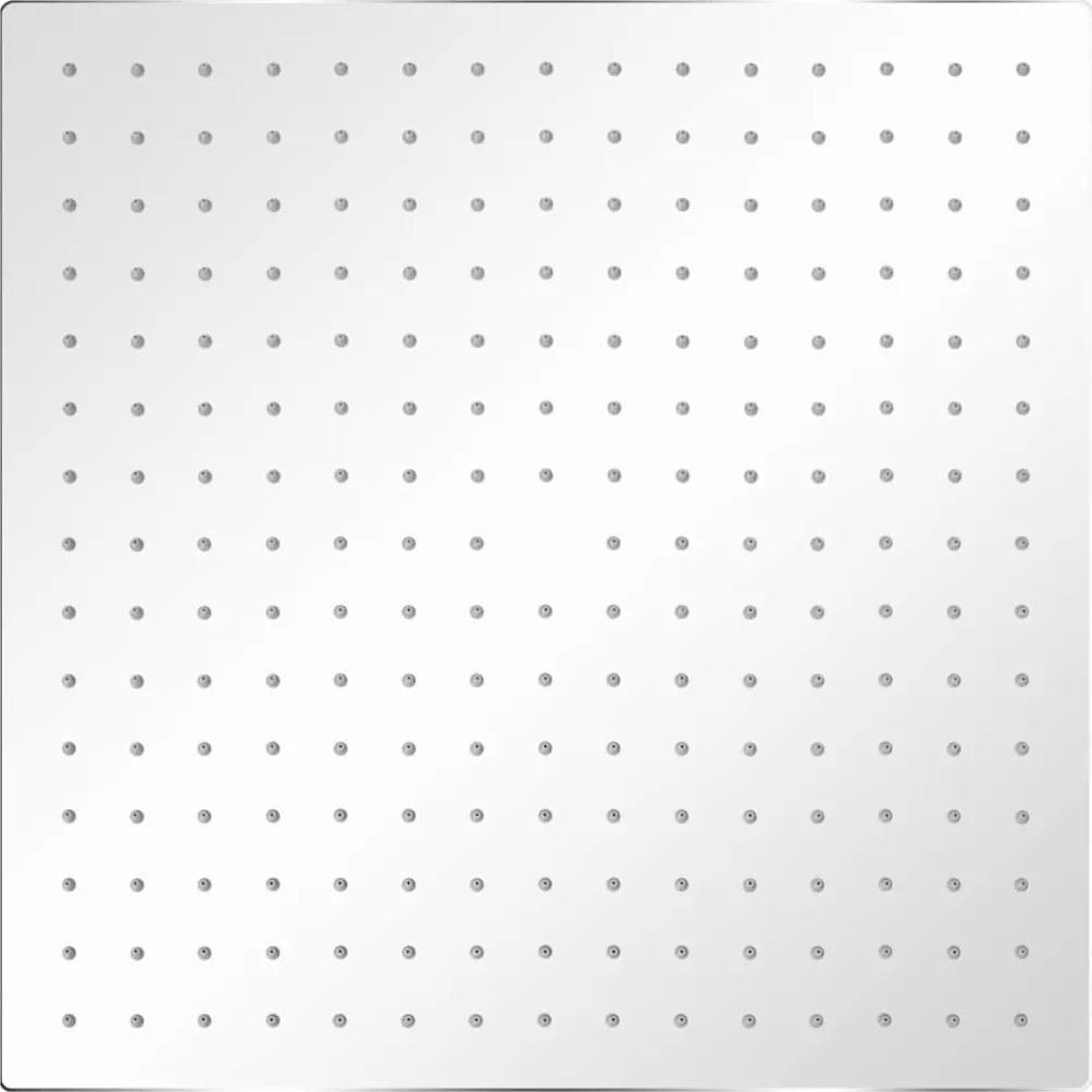 Dešťové sprchové hlavice 2 ks 40 x 40 cm nerezová ocel 275942