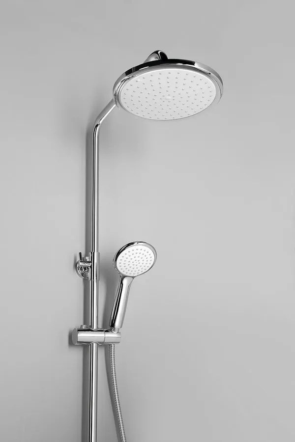 Aqualine Aqualine, MARCO sprchový sloup s pákovou baterií, bílá, SL100