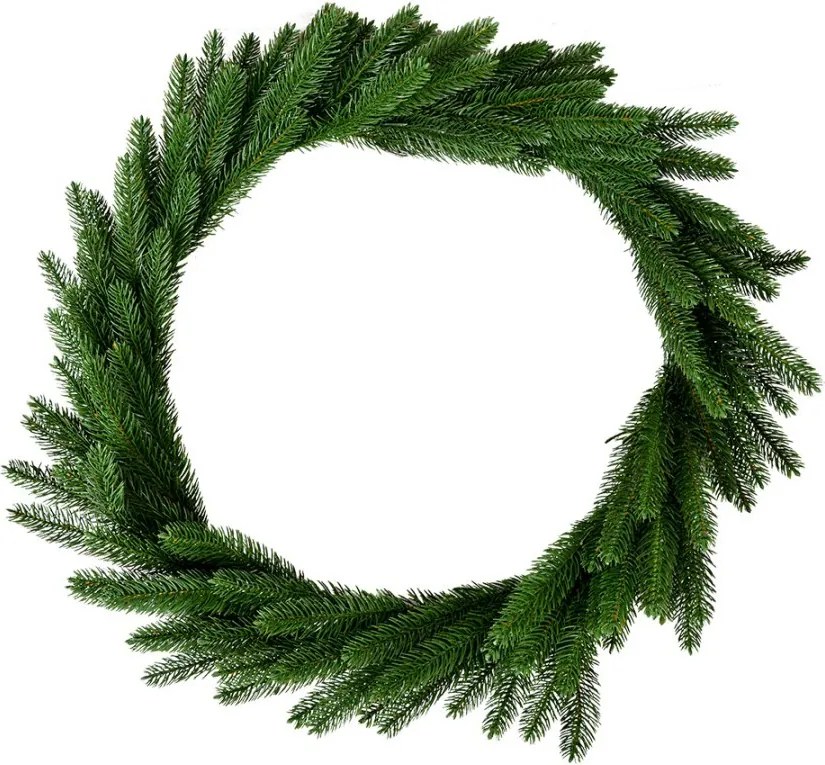 Zelený umělý věnec Christmas Wreath - Ø 65*10 cm