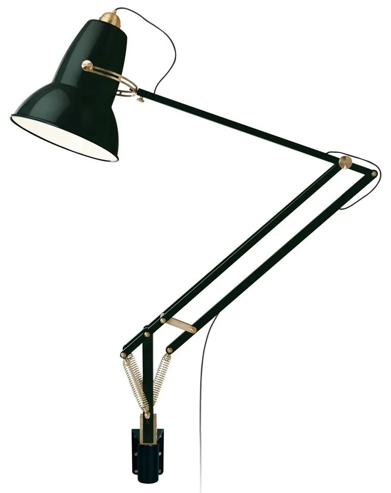 Nástěnná zelená retro lampa Original 1227 Giant Messing Green