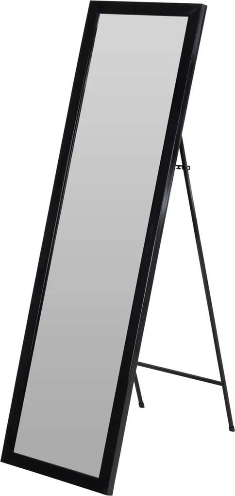 Stojací zrcadlo EVAN 125x36 cm černé