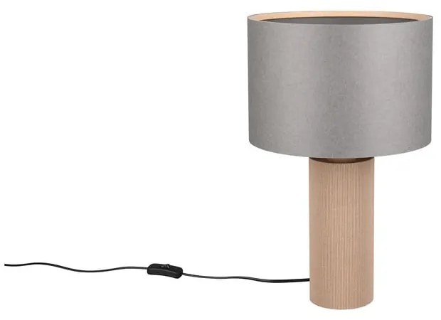 Šedo-béžová stolní lampa (výška 48 cm) Canio – Trio