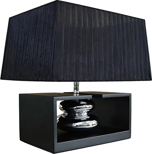 Designová stolní lampa Kamaria 35 cm černá
