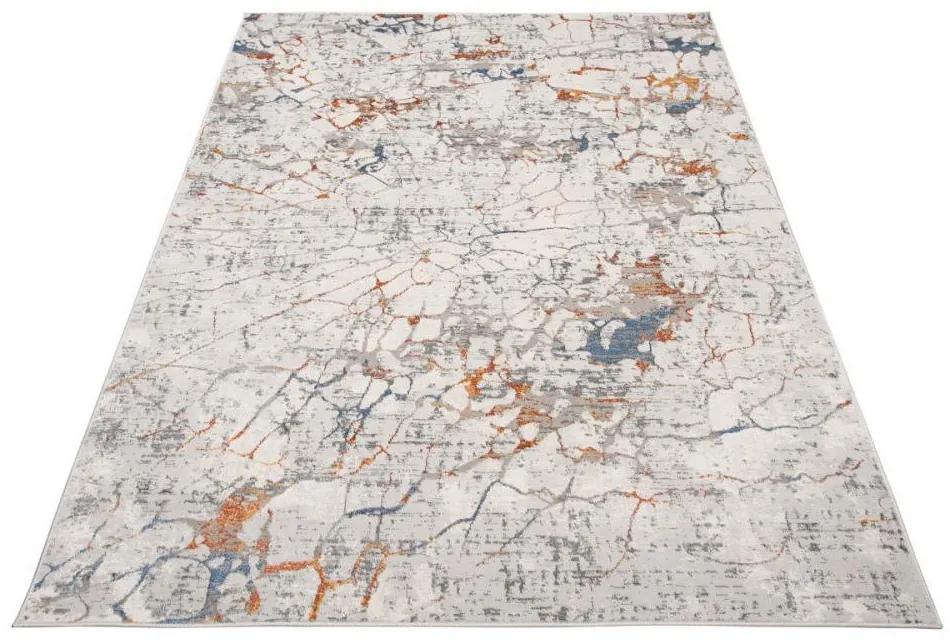 Kusový koberec Tuan šedokrémový 80x150cm