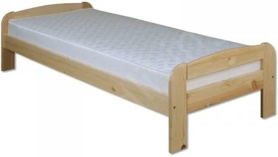 Drewmax Dřevěná postel 100x200 LK122 borovice