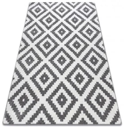 koberec SKETCH F998 Čtverce, krém šedý velikost 180x270 cm | krásné koberce cz