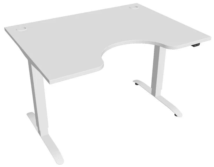 Hobis Motion Elektr. nastavitelný stůl 120x90 - HOBIS ERGO MOTION MSE 2 1200 Dekor stolové desky: bílá, Barva kovové podnože: bílá