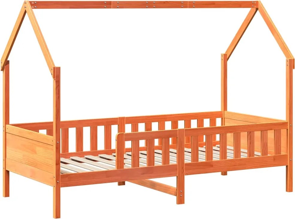 Dětská postel se zásuvkami 90 x 200 cm masivní borové dřevo 3302034