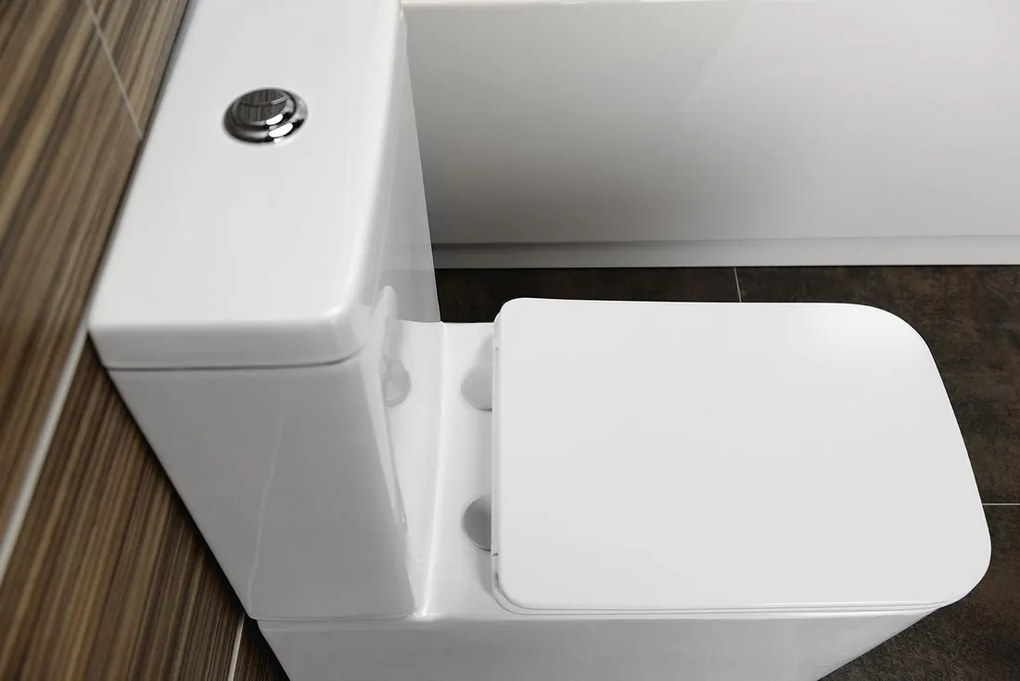 Sapho, PORTO WC kombi mísa s nádržkou Rimless , spodní/zadní odpad