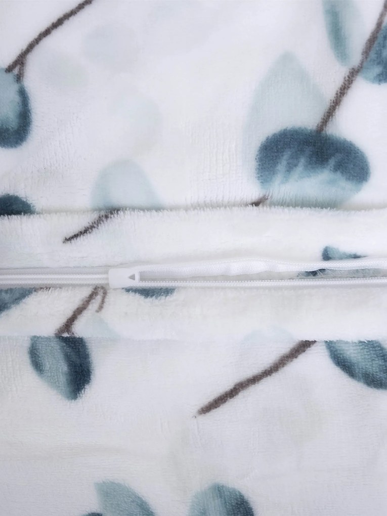 MK Lůžkoviny Prodloužené mikroplyšové povlečení Exclusive - Eukalyptus 140 × 220 cm, 70 x 90 cm