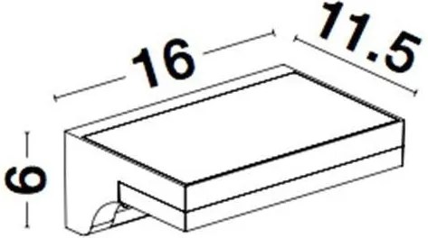 NV 9190101 Venkovní nástěnné svítidlo DYN antracitový hliník a akrylový difuzor LED 1.5W 3000K 3.7V 110st. IP65 solární / vypínač na těle / pohybové čidlo - NOVA LUCE