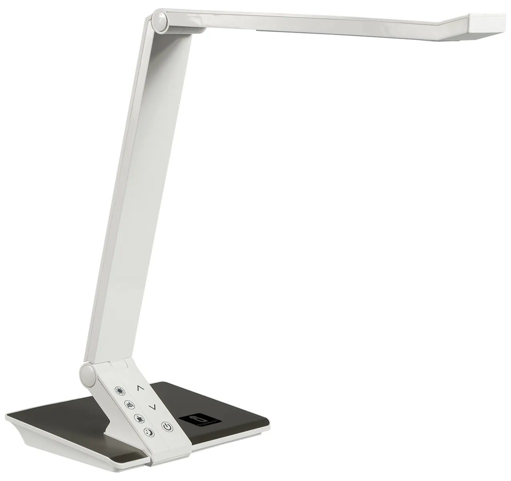 VANKELED LED stolní lampa profi 3in1 - 10W - 600Lm - stříbrno-bílá