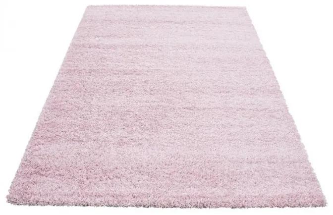 Vopi | Kusový koberec Life shaggy 1500 pink - kulatý 120 cm průměr
