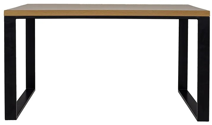 Drewmax ST373 160x90 jídelní stůl masiv dub/kov