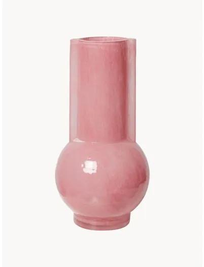 Designová váza ze skla Flamingo, V 25 cm