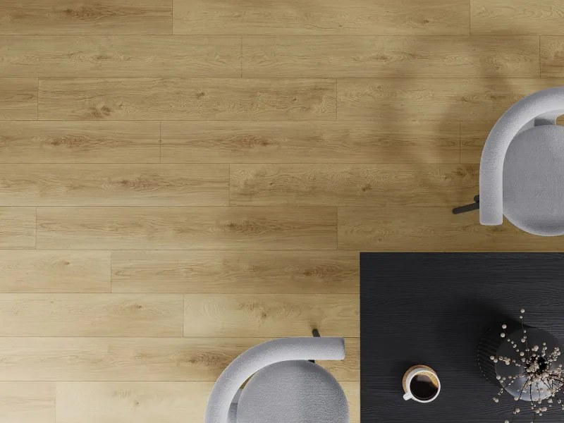 Mexen Anniston vzorek vinylových panelů SPC 6,5 mm, podklad IXPE 1,5 mm, 4 V-drážka, Dub - F1038-S
