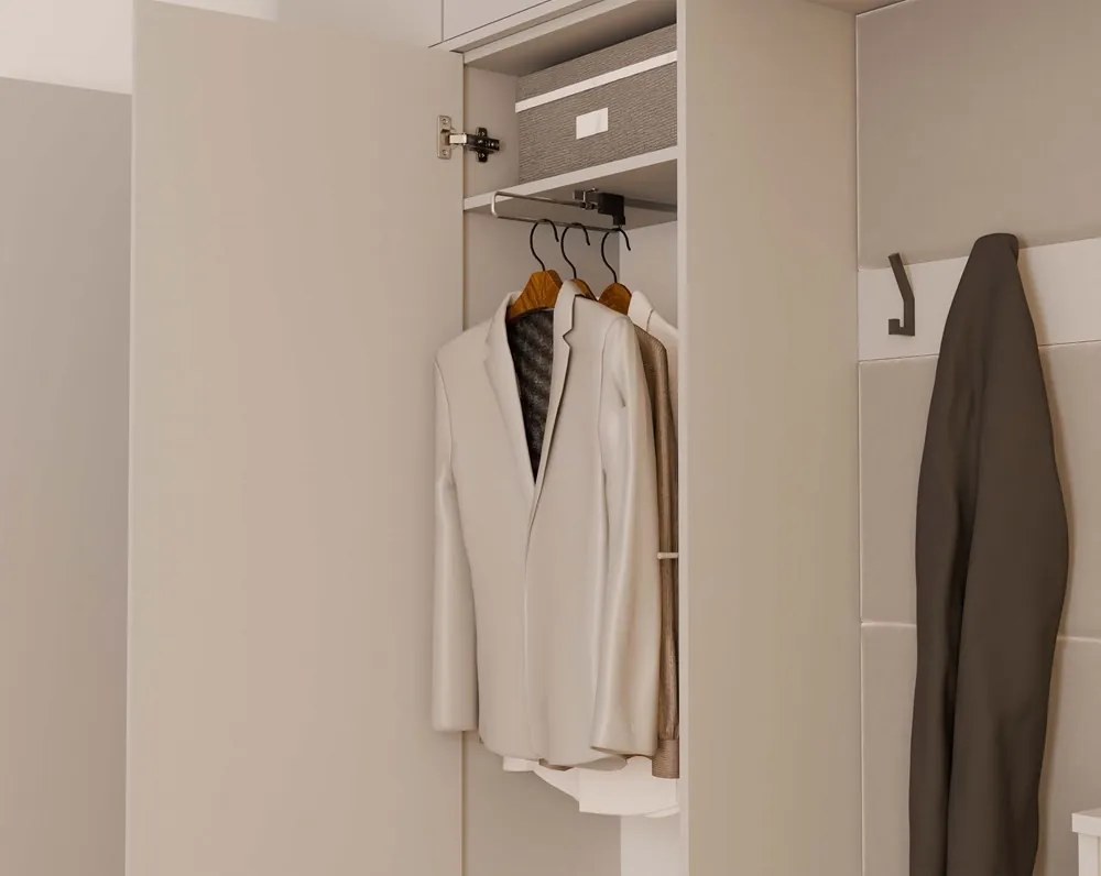 Předsíňová stěna Haga II 150 cm kašmír